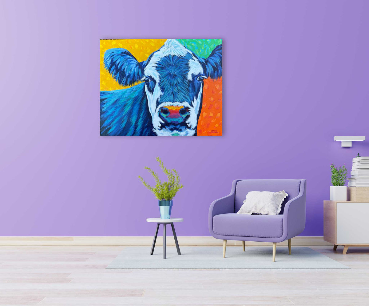 Abstract Cow Painting